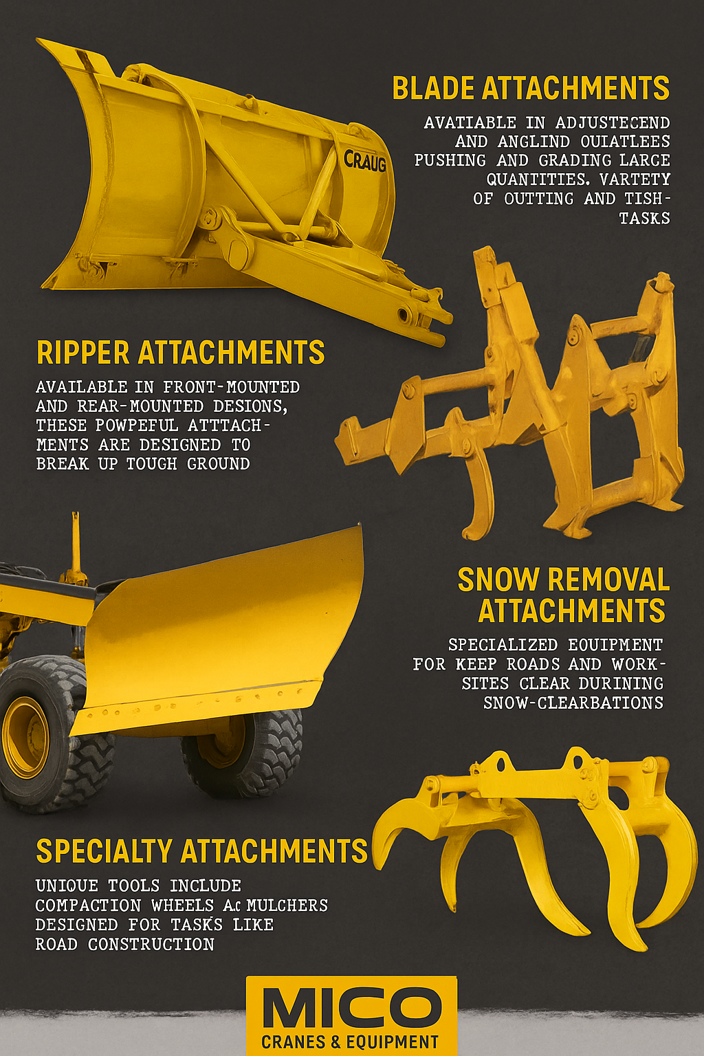 10 Attachments to Enhance John Deere Motor Grader Performance