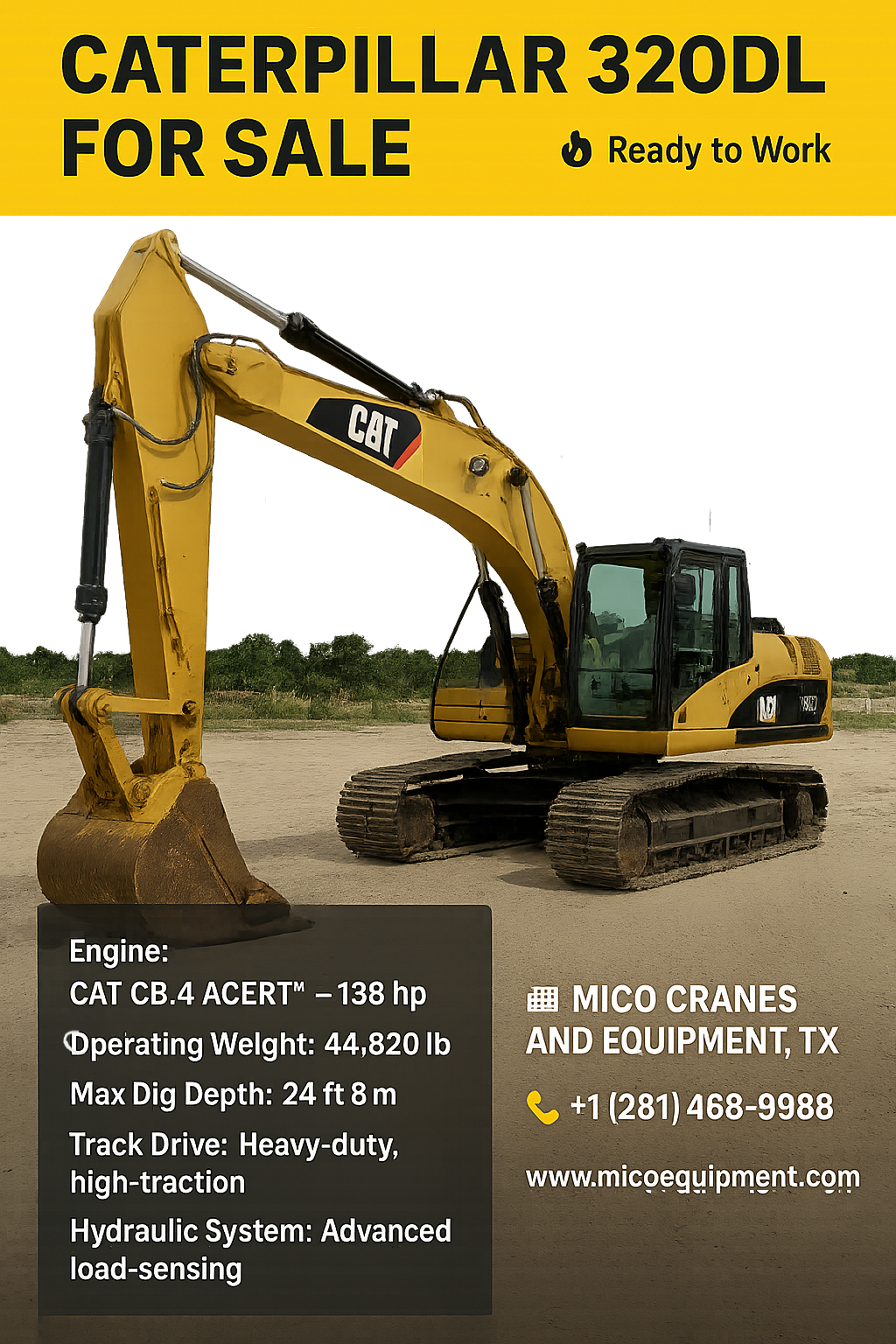 CATERPILLAR 320DL Excavator for Sale - Machinery Asia, your information ...