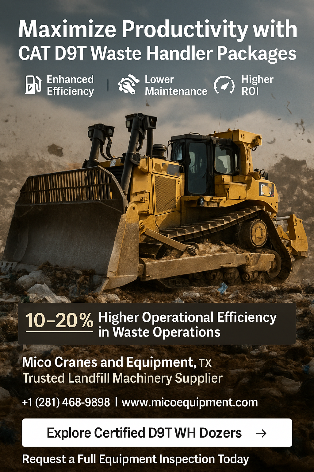 Impact of Waste Handler Packages on D9T WH Productivity