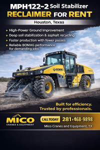 MPH122-2 Soil Stabilizer / Reclaimer for Rent in Houston, Texas